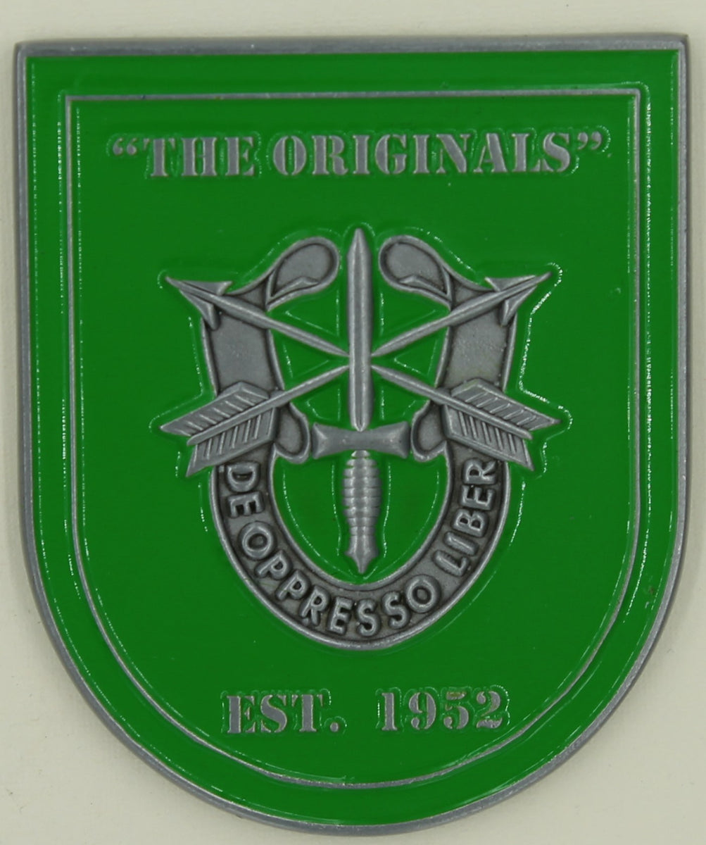 10th Special Forces Group Airborne The Originals Green Beret Army Chal ...