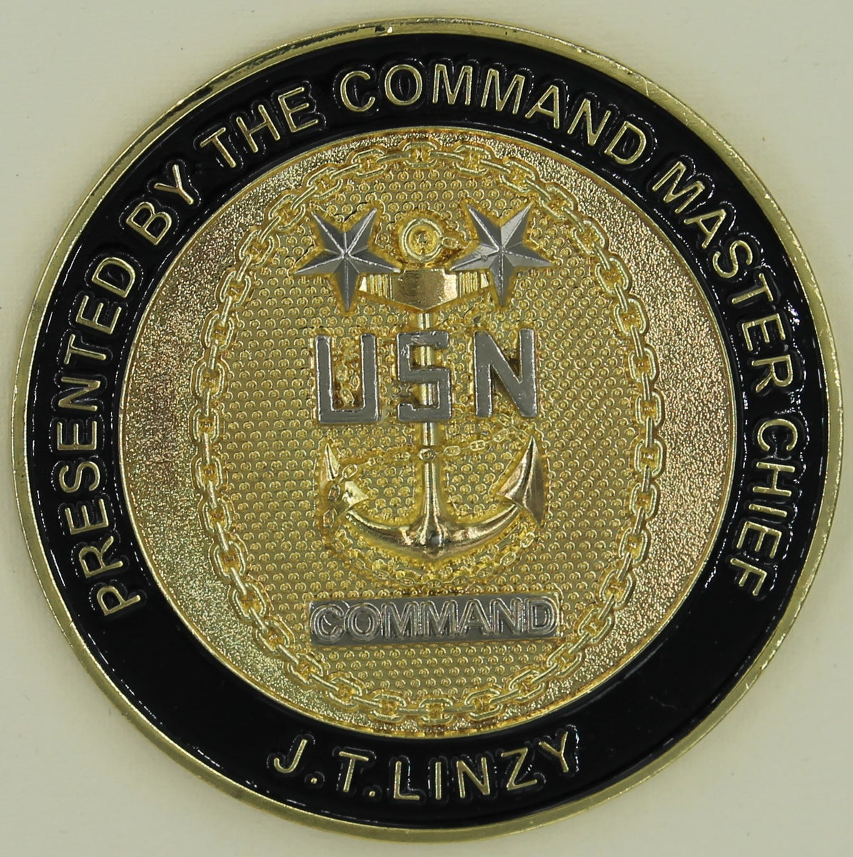 CMC J T Linzy Naval Special Warfare Unit 3/Three JSOTF-AP SEAL Challen ...