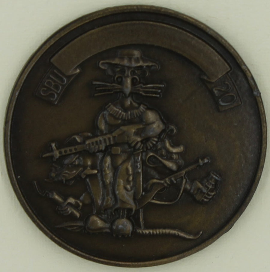 Naval Special Warfare Special Boat Unit 20 SBU-20 Bronze SEAL Challeng ...