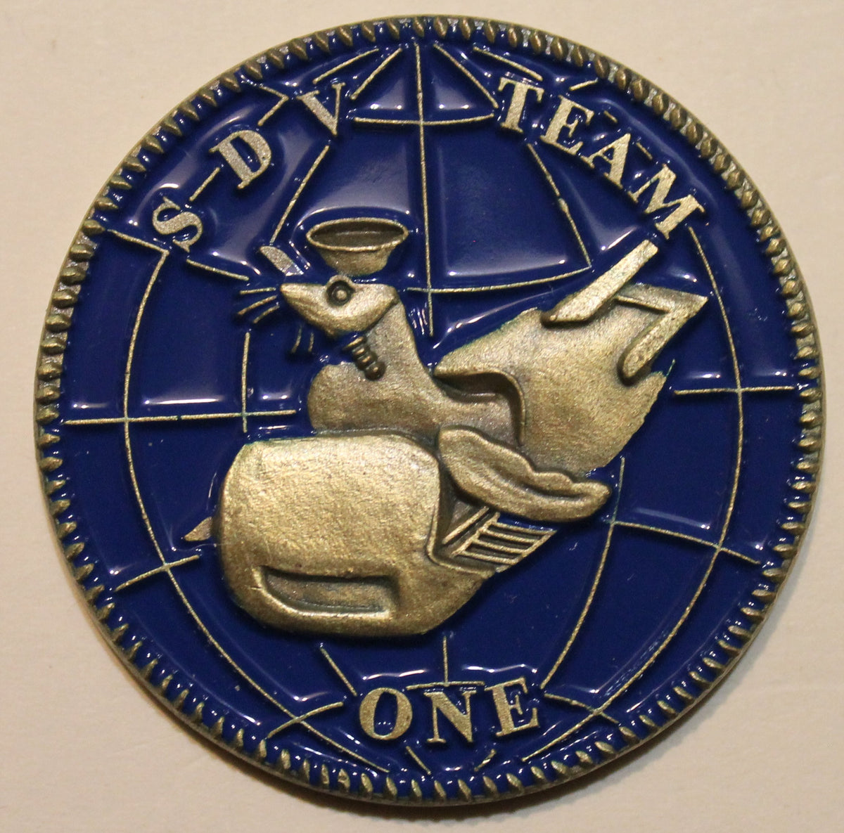 SEAL / SUB Delivery Vehicle Team One / SDVT-1 Older Version Navy Chall ...