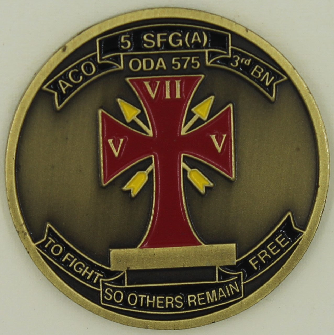 5th Special Forces Group Airborne ODA-575 3rd Battalion A Company Chal ...