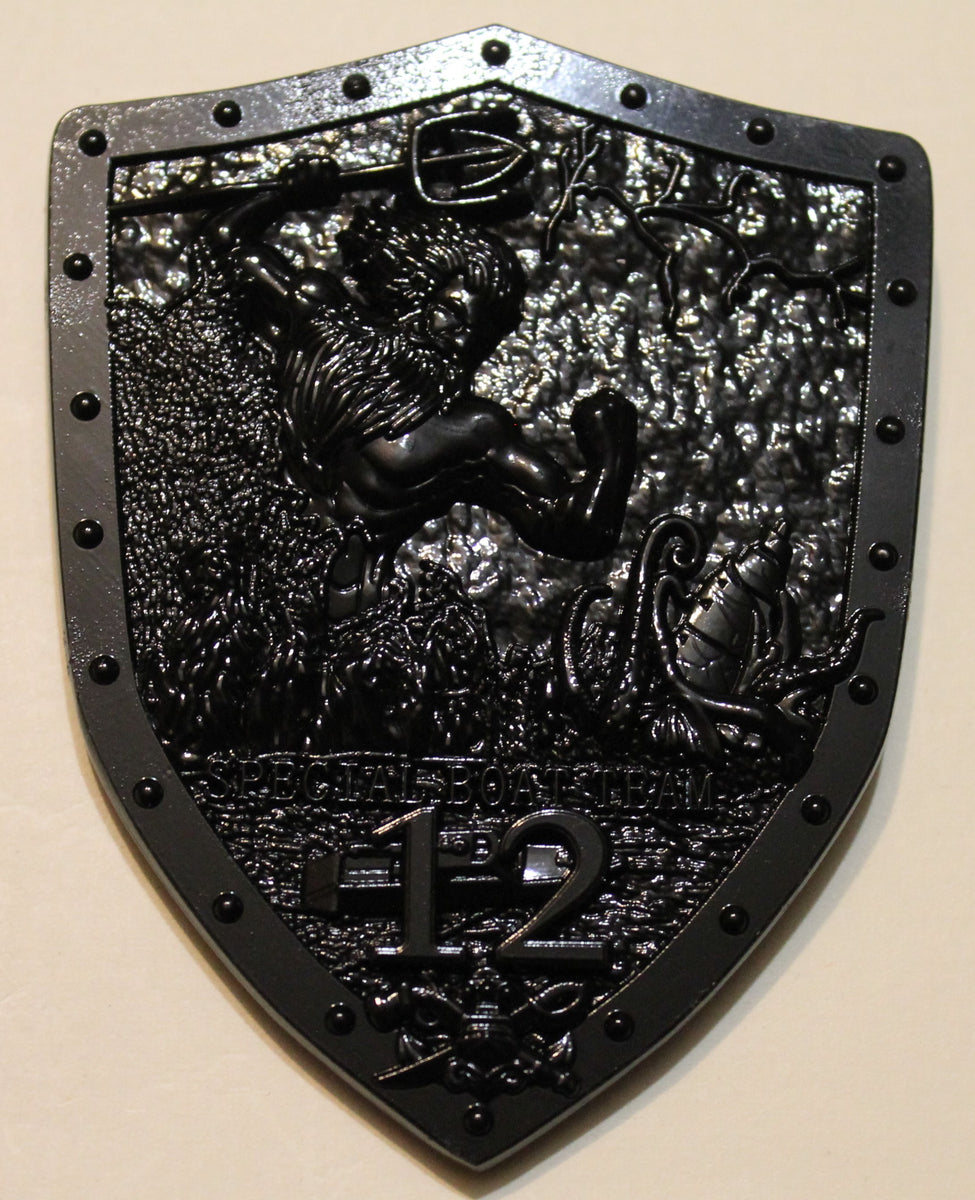 Naval Special Warfare Group 4 / Four Special Boat Team 12 SBT-12 Black ...