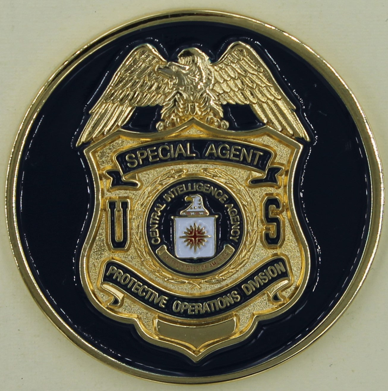 Central Intelligence Agency CIA Special Agent Protective Staff Challen ...