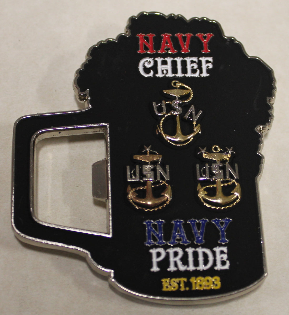 Naval Special Warfare Command SEALs Beer Mug Chiefs Mess Navy Challeng ...