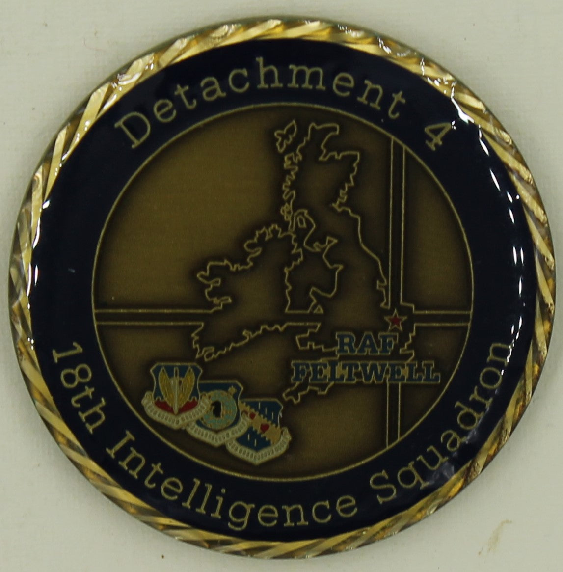 18th Intelligence Sq DET 4 RAF Feltwell United Kingdom Air Force Chall ...