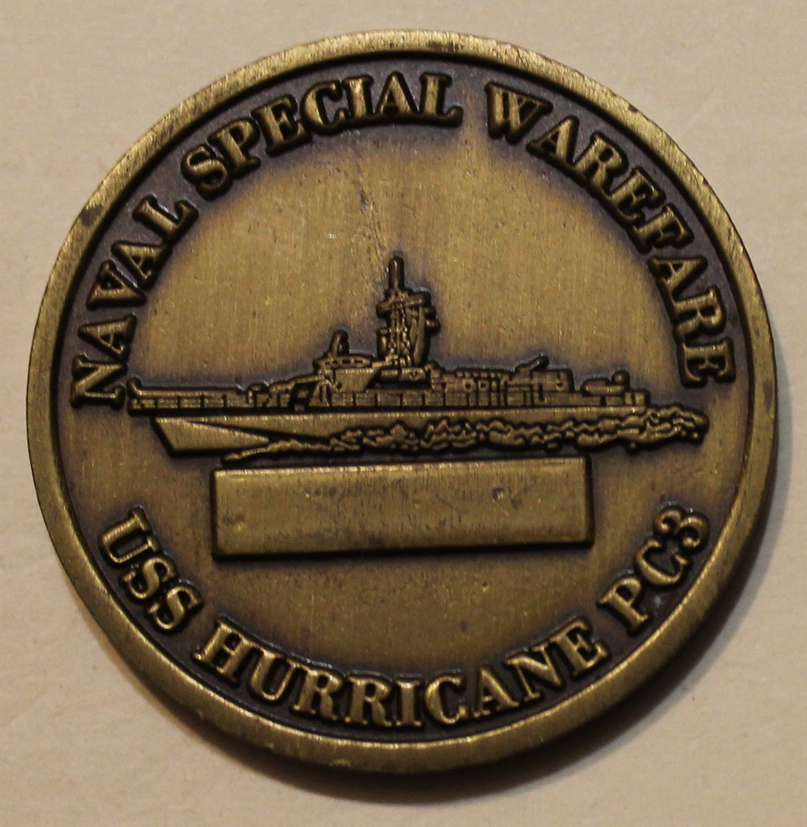 USS Hurricane PC-3 Naval Special Warfare / SEALs Navy Challenge Coin ...