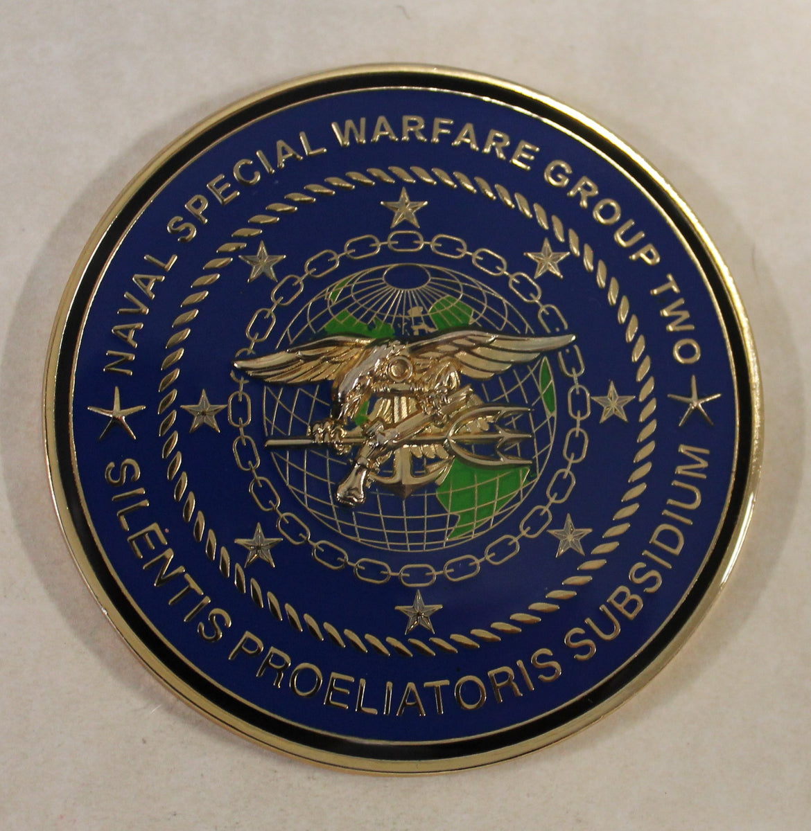 Naval Special Warfare Group 2 / Two NSWG-2 SEAL Navy Challenge Coin ...