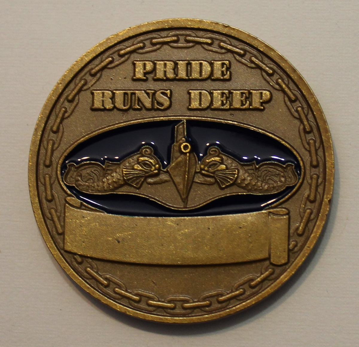 Silent Service Submarine / Sub Pride Runs Deep Navy Challenge Coin ...