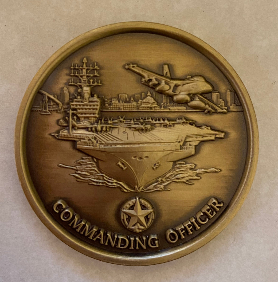 USS Ronald Reagan CVN-76 Commander Navy Challenge Coin – Rolyat ...