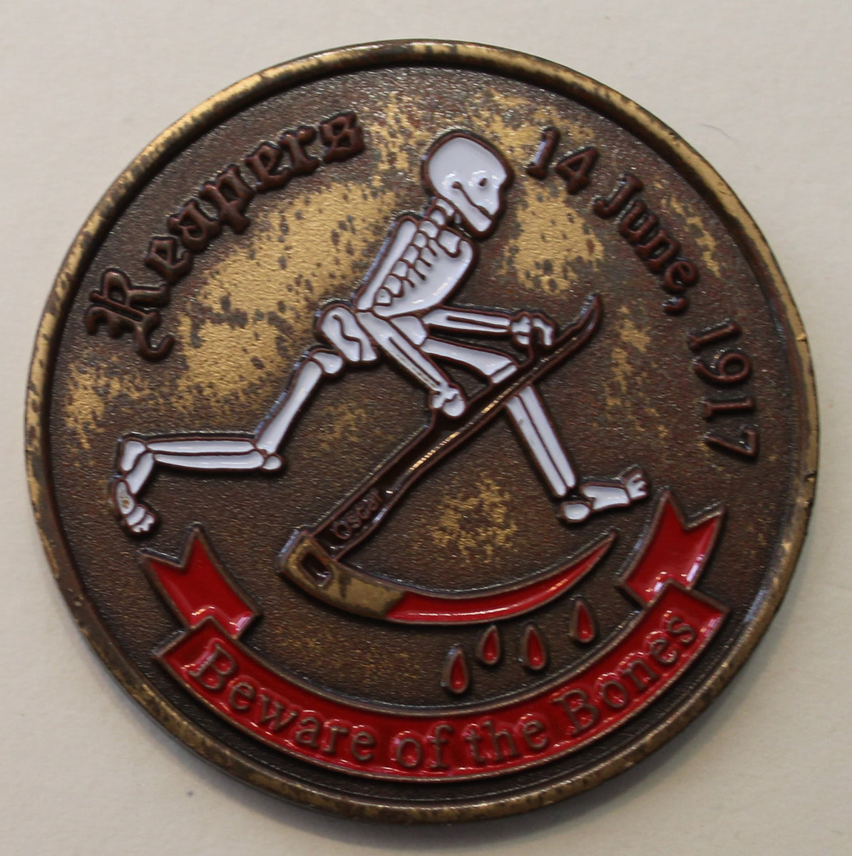 13th Bomb Squadron Reaper Dyess AFB, TX Air Force Challenge Coin ...