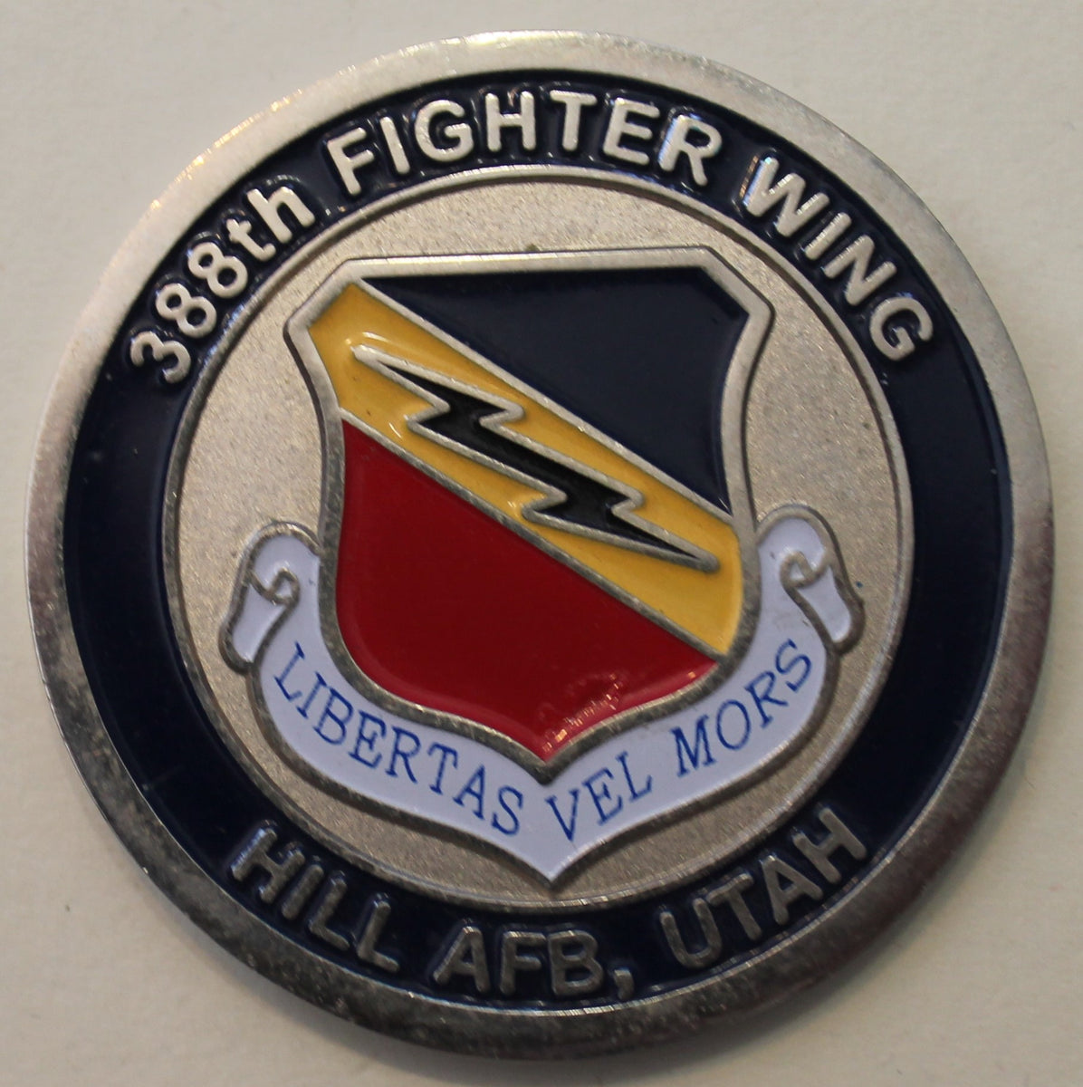 388th Fighter Wing Command Chief Hill AFB, UT Air Force Challenge Coin ...