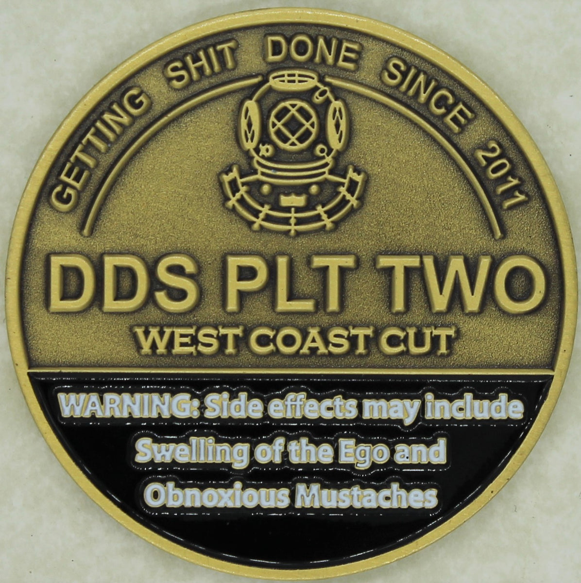 SEAL Delivery Vehicle Team 1 SDVT-1 DDS Platoon II Navy Challenge Coin ...