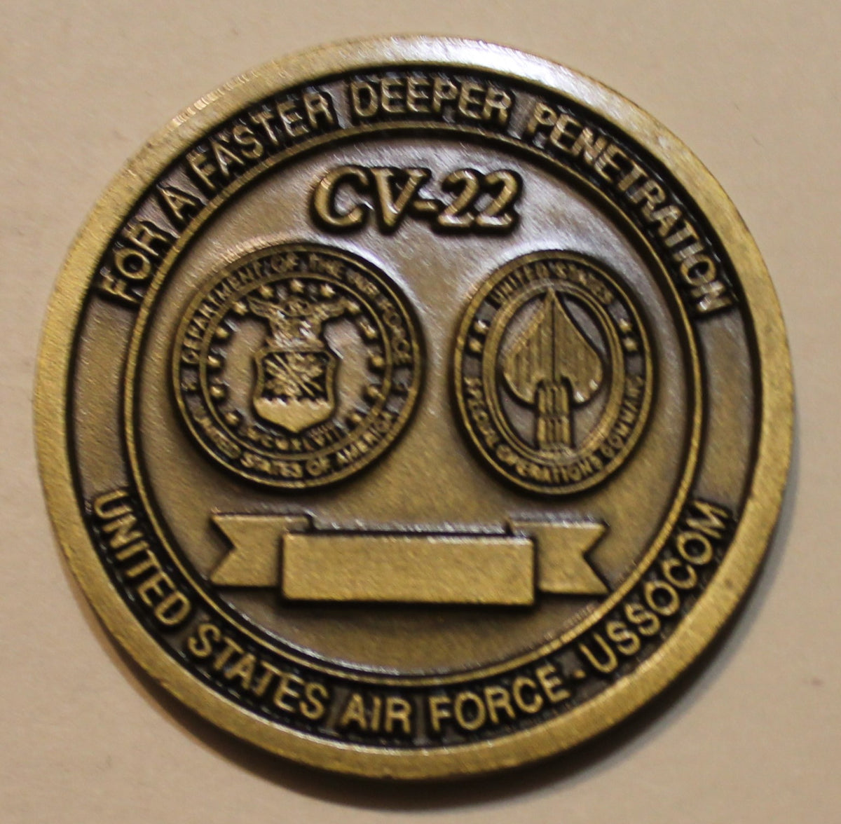 Air Force Special Operations Command AFSOC CV-22 Osprey Test Team Chal ...