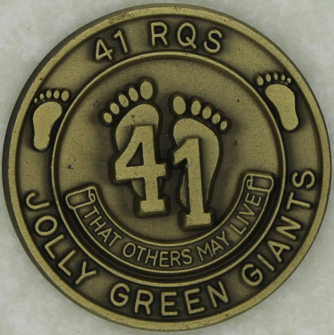 41st Rescue Squadron Pararescue/PJ 1990s Air Force Challenge Coin ...