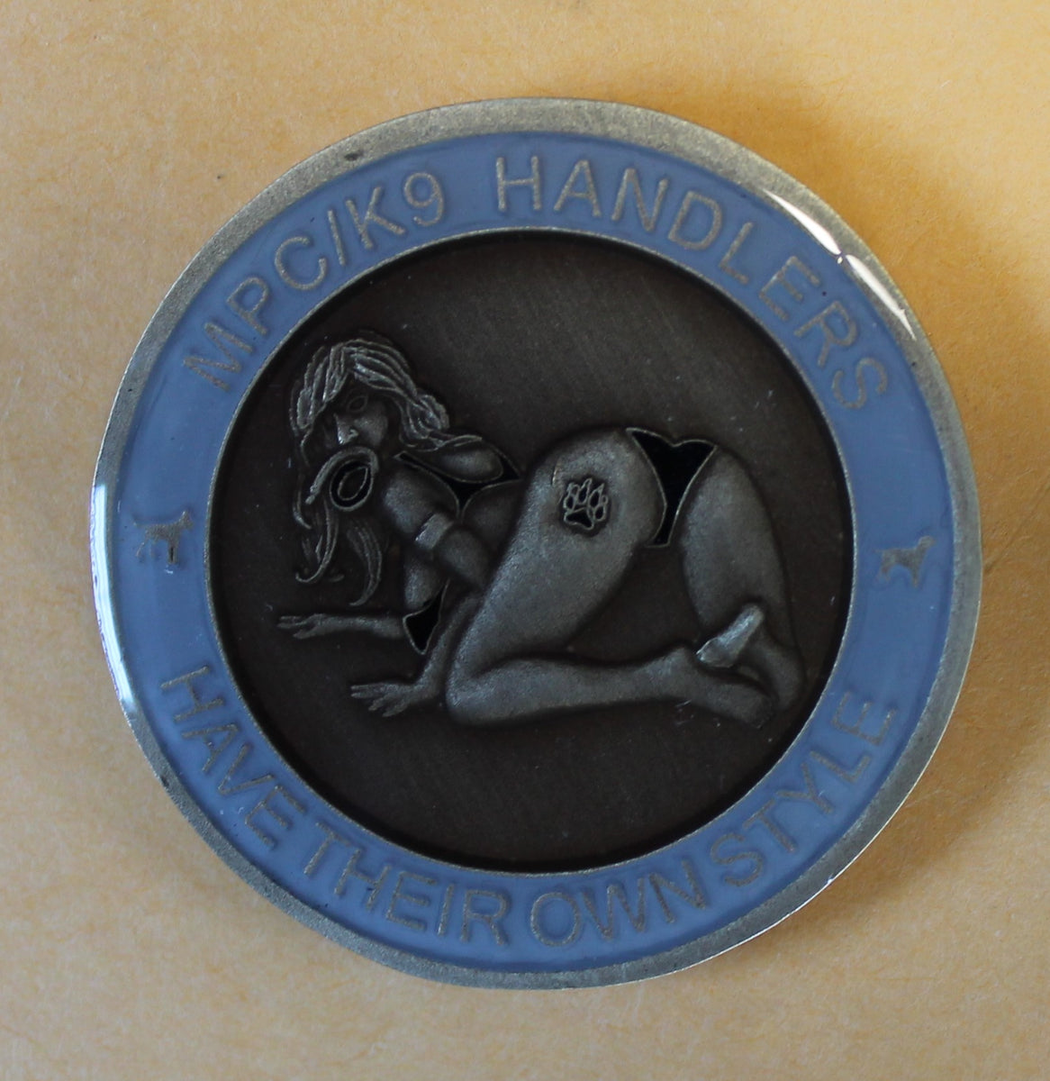 Multipurpose Canine MPC / K9 Handler Working Dog Own Style Gray / bron ...