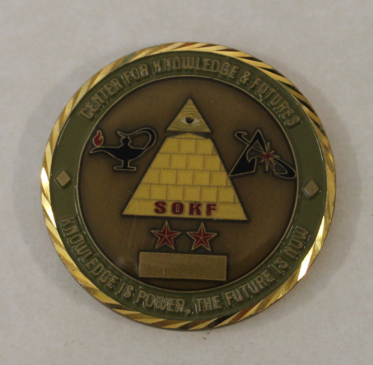 Special Operations Knowledge Future SOKF SOCOM Military Challenge Coin ...