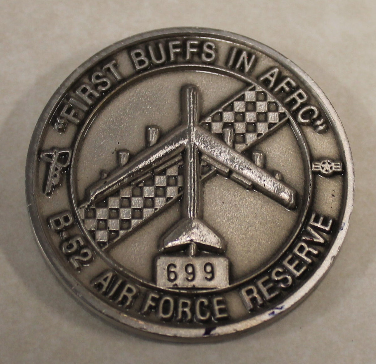 93rd Bomb Squadron B-52 Bomber BUFF Ser #669 Air Force Challenge Coin ...