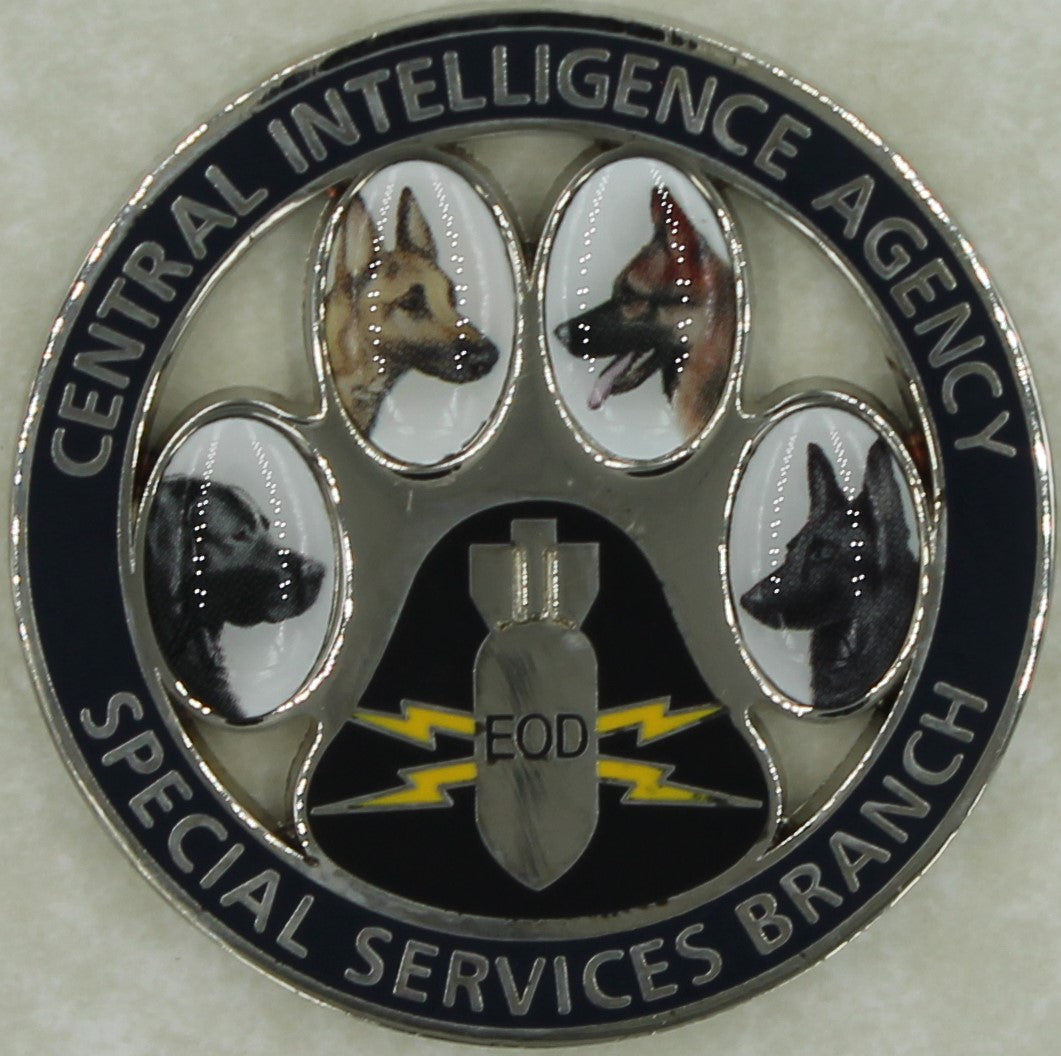Central Intelligence Agency CIA, Special Services Branch K-9 / K9 Hand ...