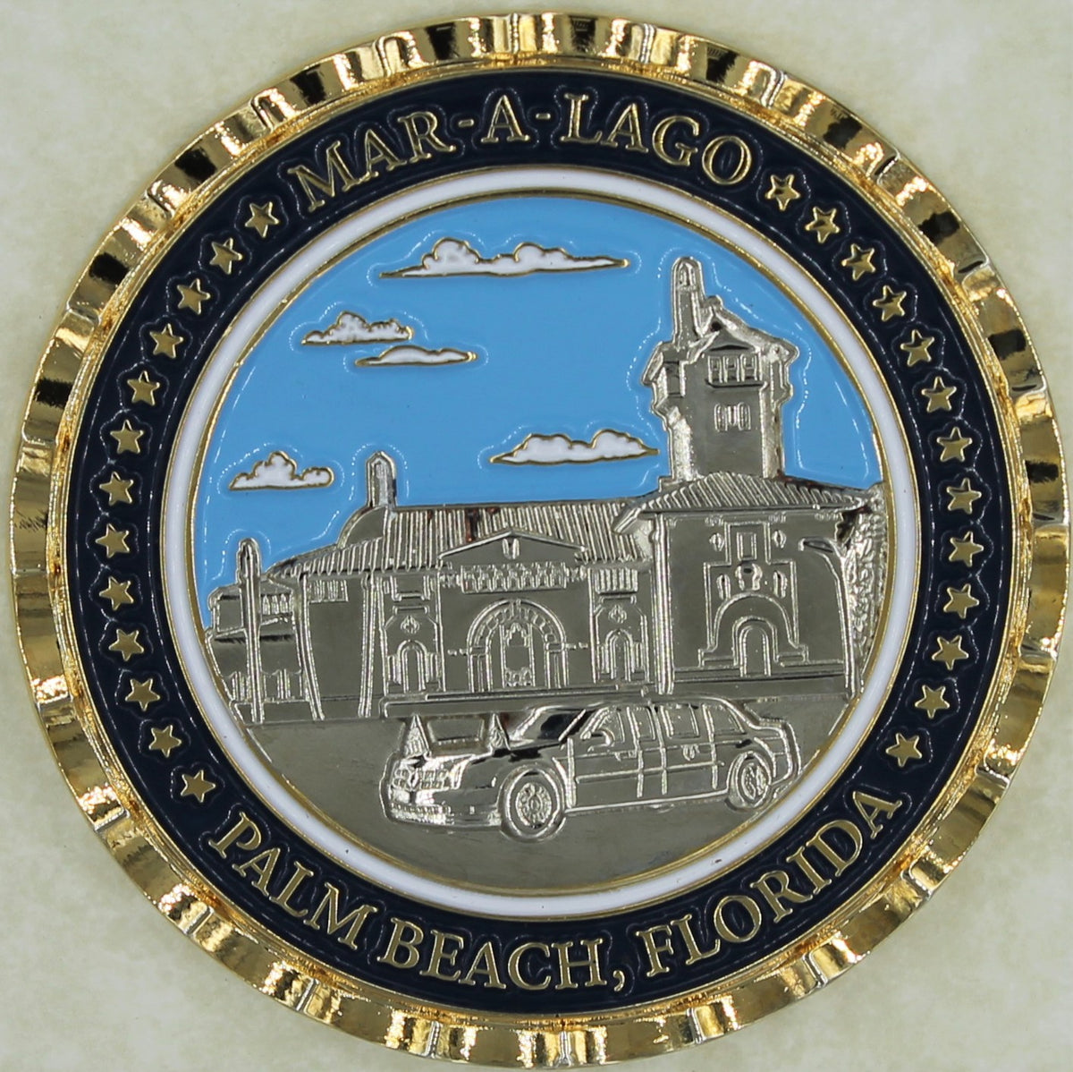 President Donald Trump Mar-A-Lago Palm Beach, FL Challenge Coin ...
