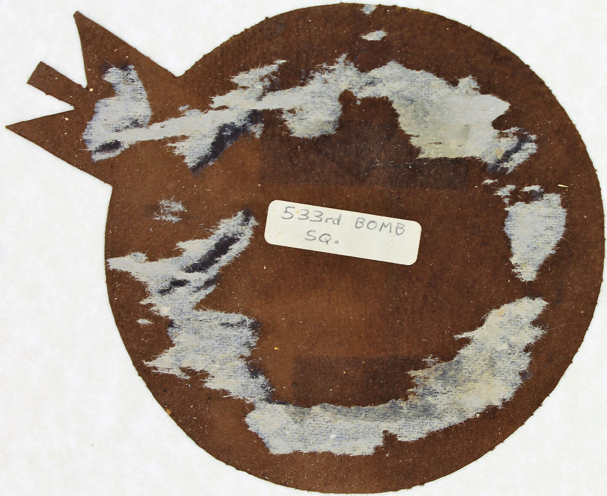 533rd Bomb/Bombardment Sq Hand Painted WWII Era Leather Patch – Rolyat ...
