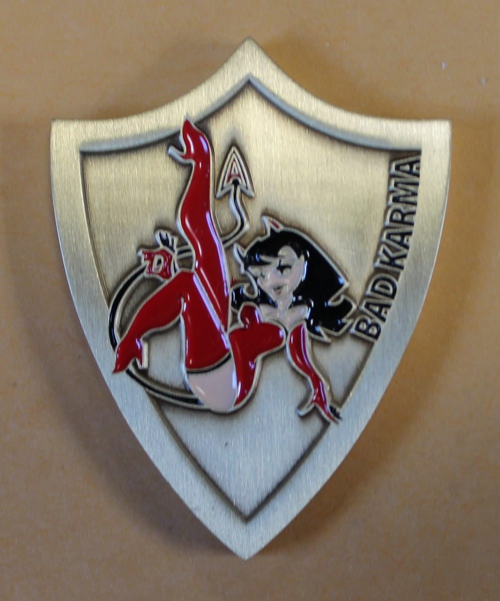 SEAL Team 7 / Seven, 1 Troop Alpha Platoon Bad Karma Navy Challenge Co ...