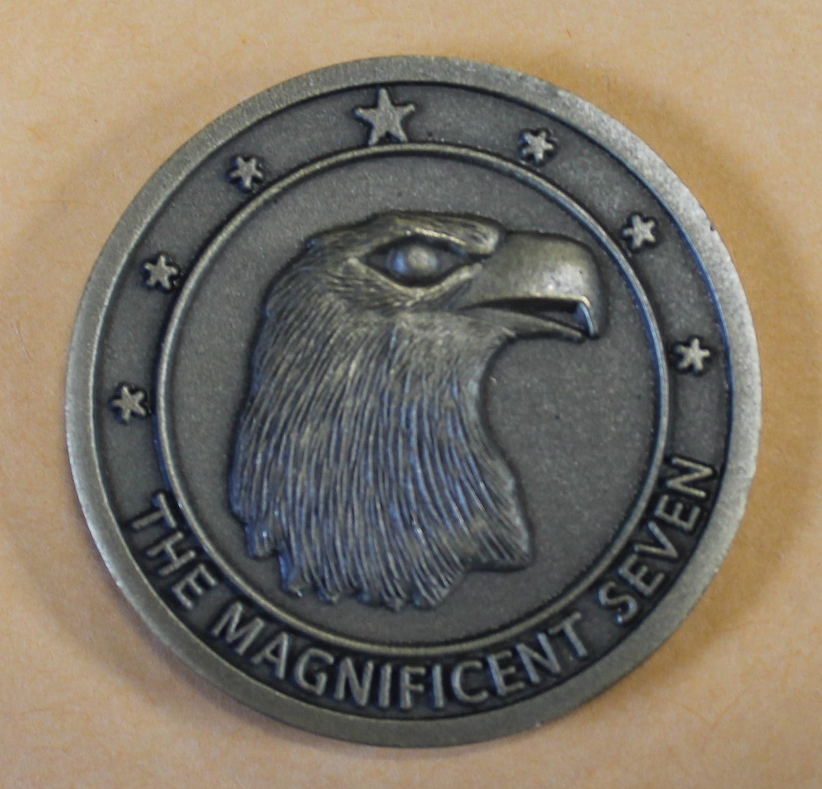 SEAL Team 7 / Seven The Magnificent Seven bronze Navy Challenge Coin ...
