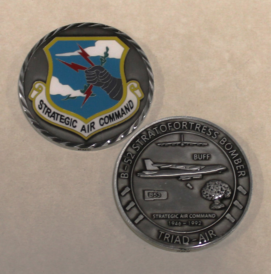 Strategic Air Command SAC B-52 Bomber B53 Nuclear Bomb Air Force Chall ...