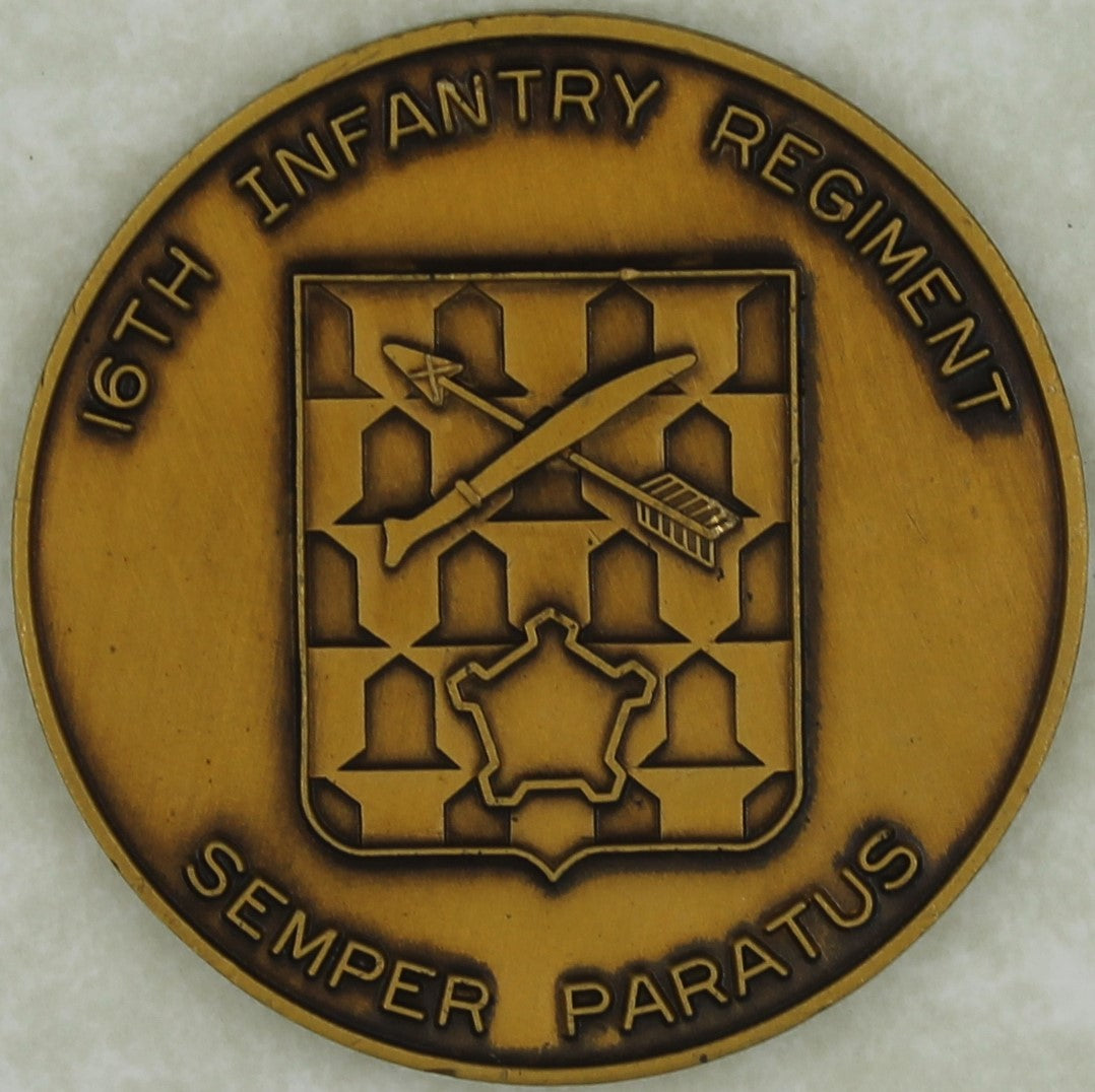 16th Infantry Regiment 1st Infantry Division Army Challenge Coin ...