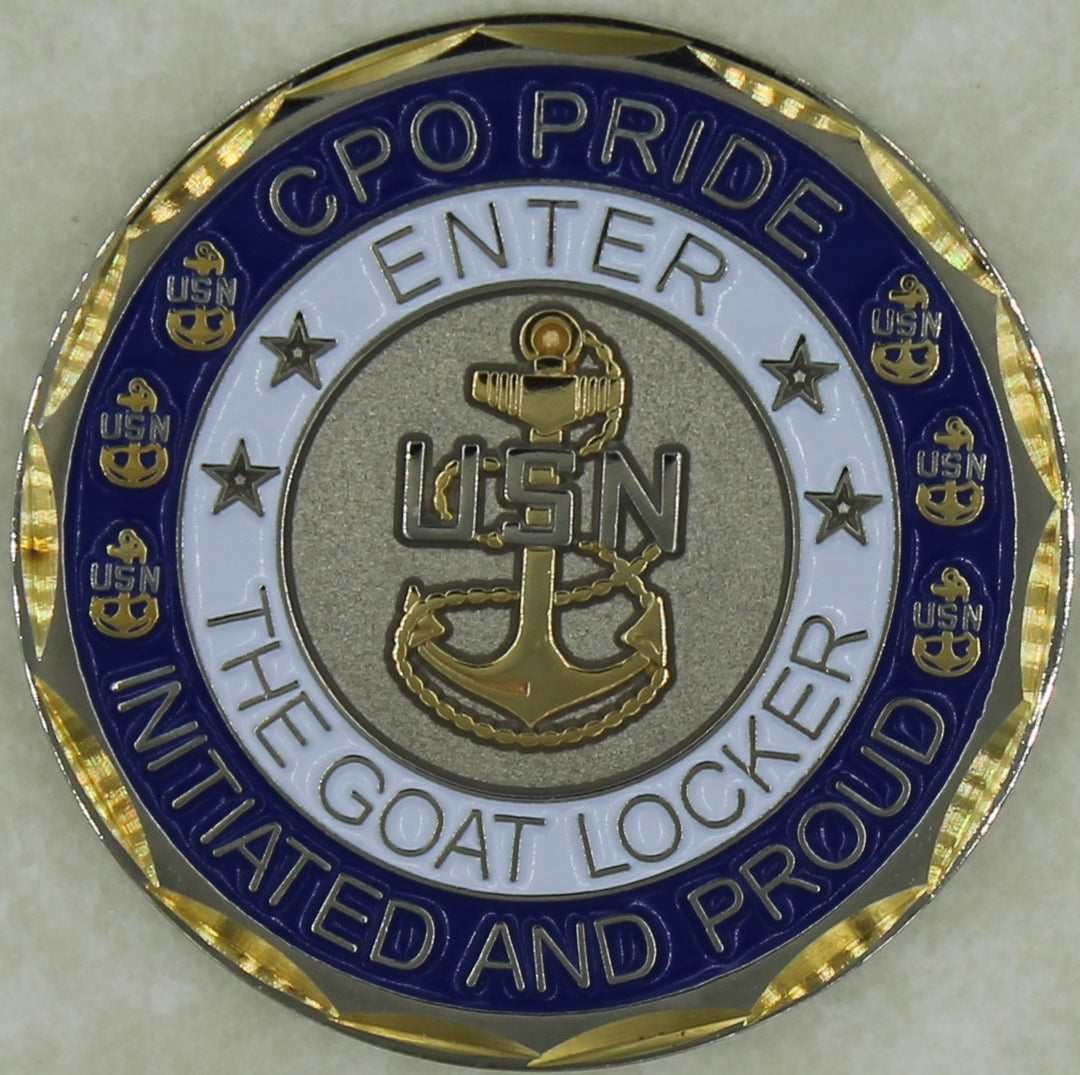 Navy Chief Goat Locker Navy Challenge Coin – Rolyat Military Collectibles