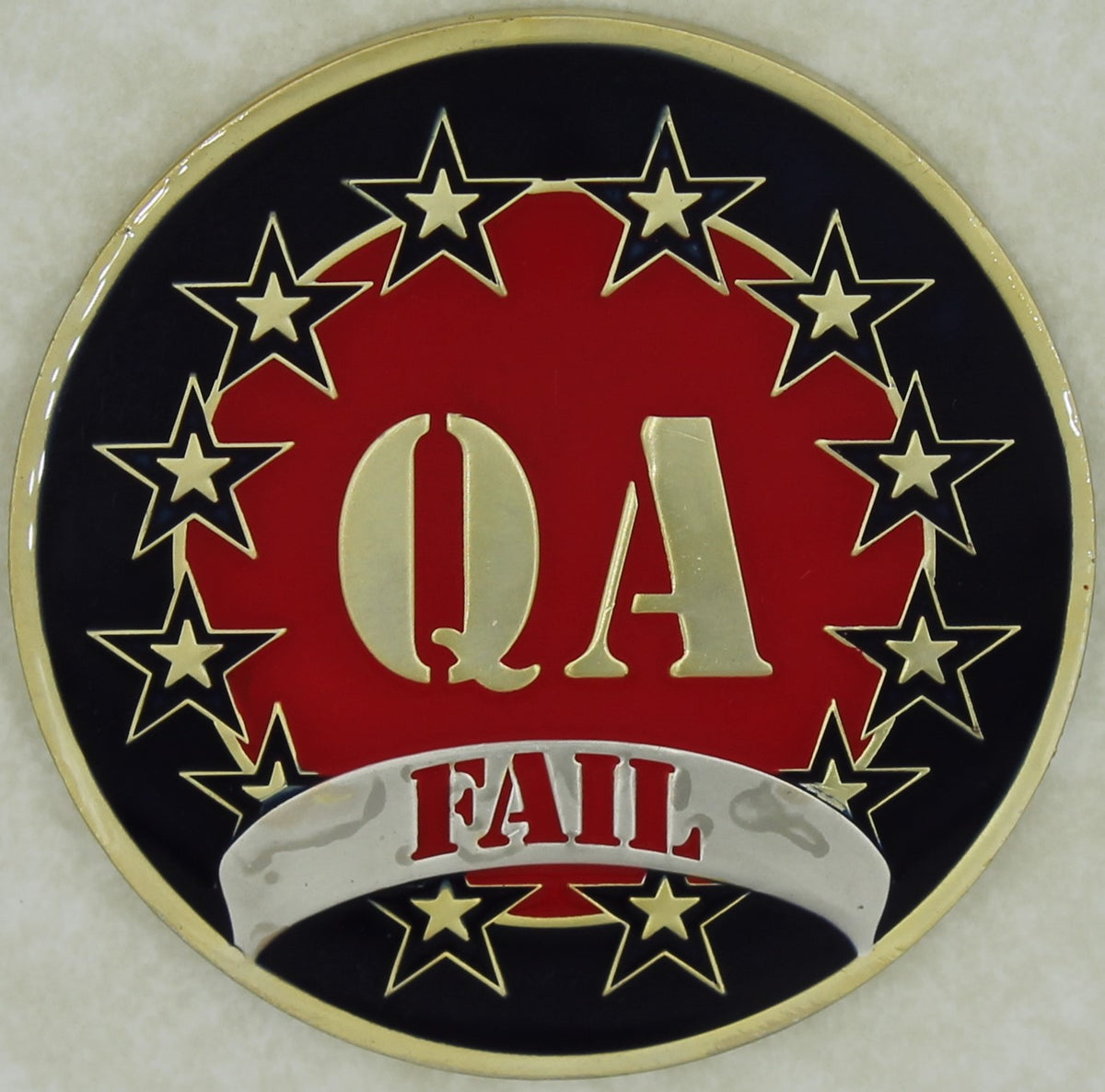 Thunderbirds Quality Assurance QA Pass/Fail Air Force Challenge Coin ...