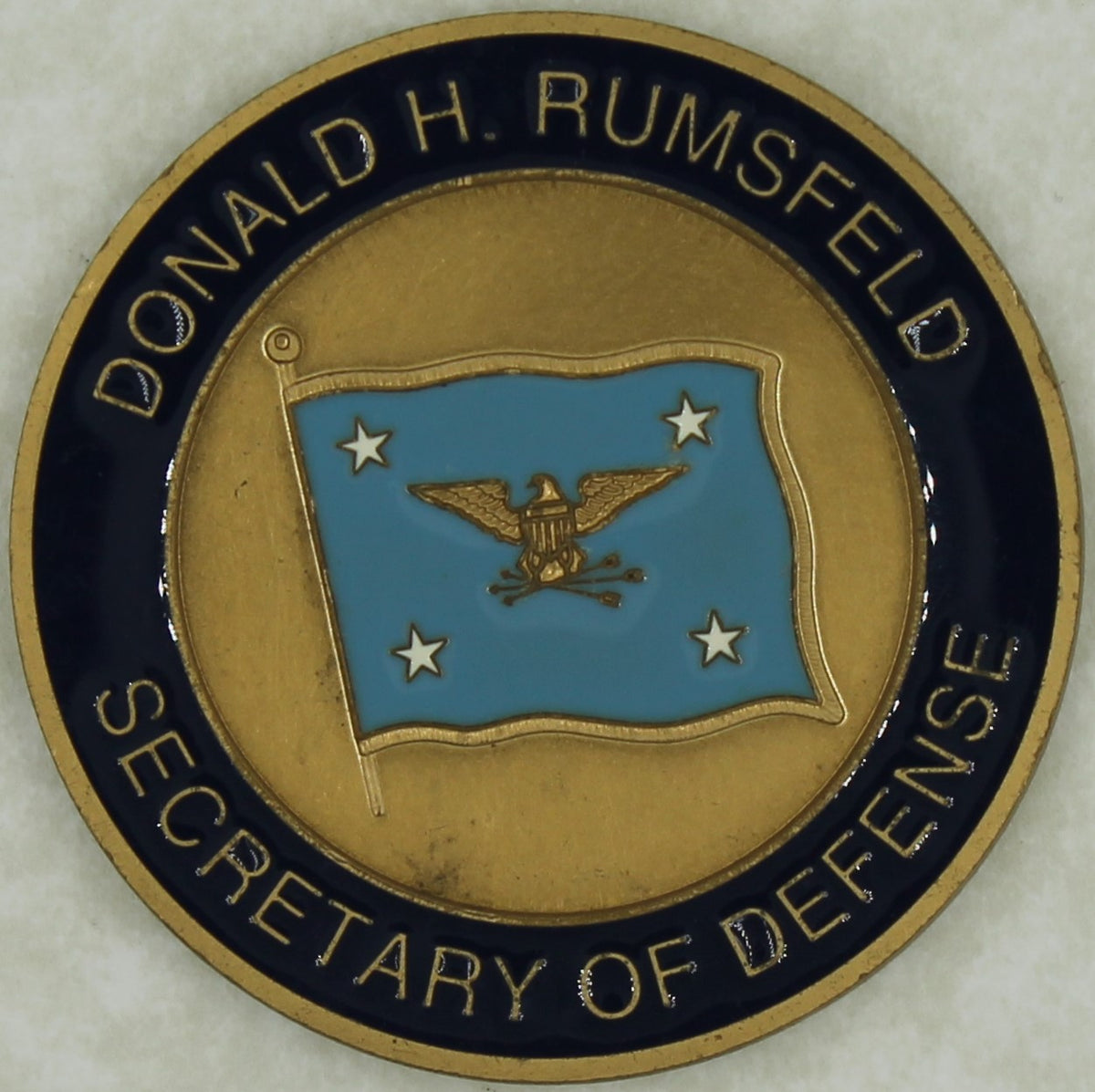 Secretary of Defense Donald H. Rumsfeld Challenge Coin – Rolyat ...