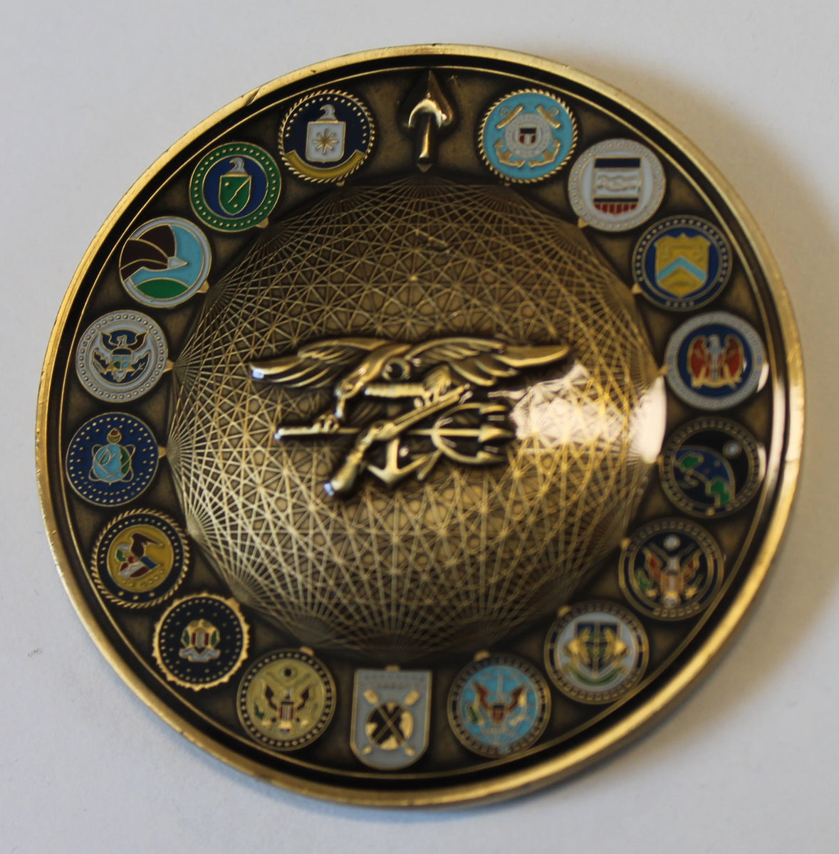 Navy SEAL Trident Spectre / Spooks 2016 Version Navy Challenge Coin ...