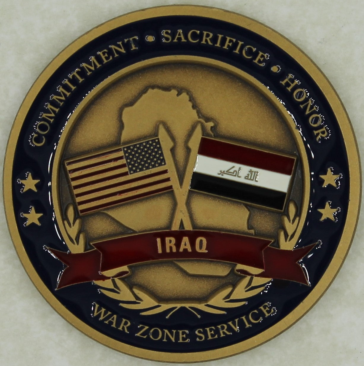 CIA War Zone Service Iraq Challenge Coin – Rolyat Military Collectibles