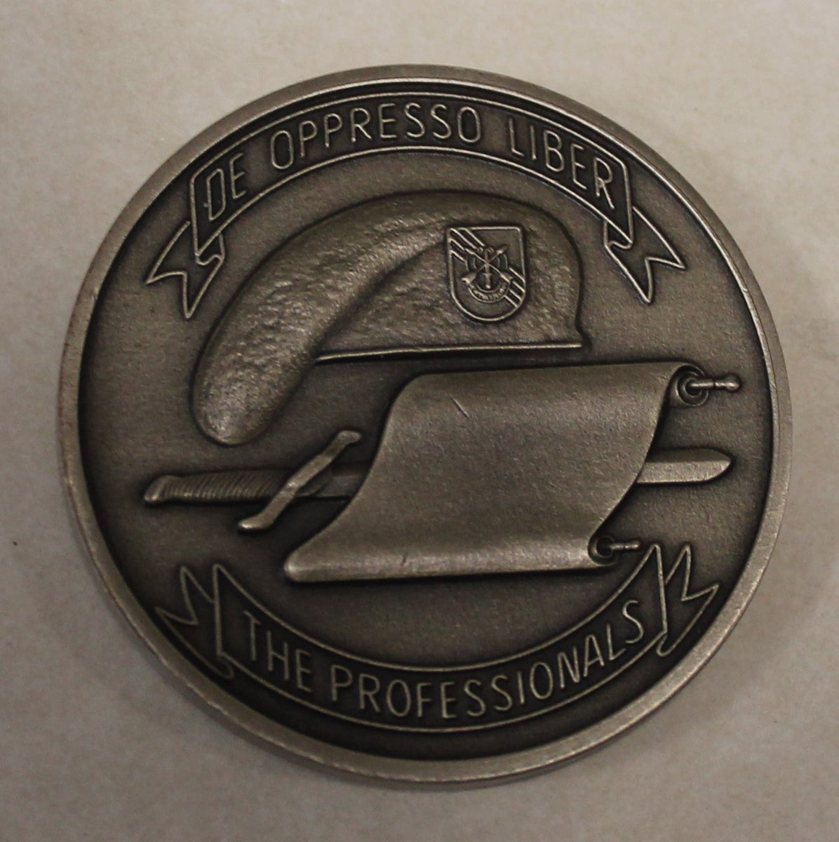 5th Special Forces Group Airborne 1st Special Forces Antique Silver Fi ...