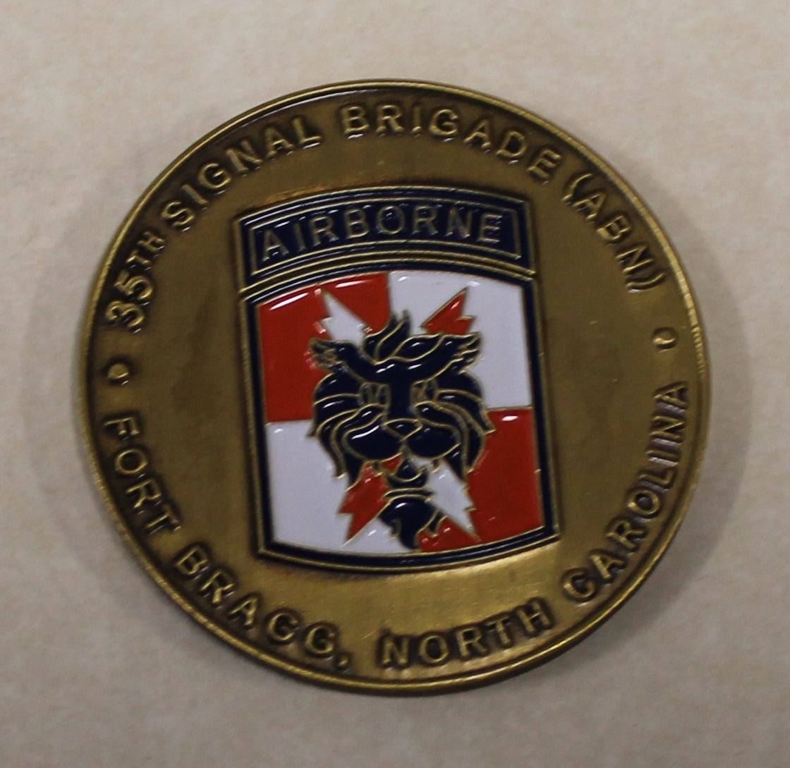 35th Signal Brigade Airborne Army Challenge Coin – Rolyat Military ...