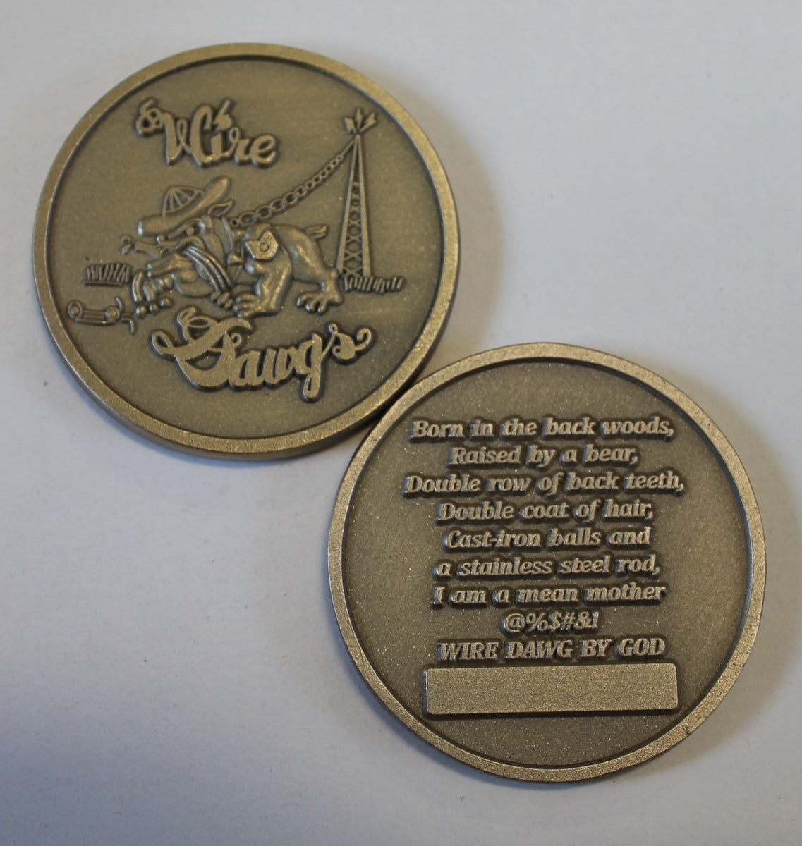 Wire Dawgs By God Air Force Challenge Coin – Rolyat Military Collectibles