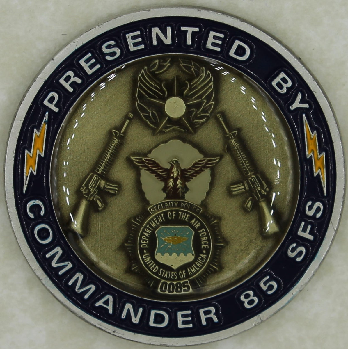 85th Security Forces Sq Keflavik Island Commander Navy Challenge Coin ...