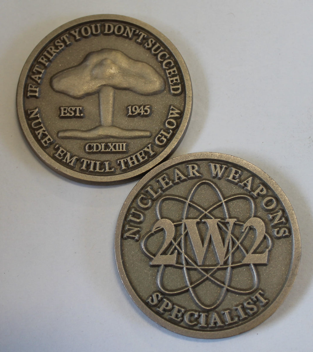 Nuclear Weapons Specialist AFSC 2W2 Air Force Challenge Coin – Rolyat ...
