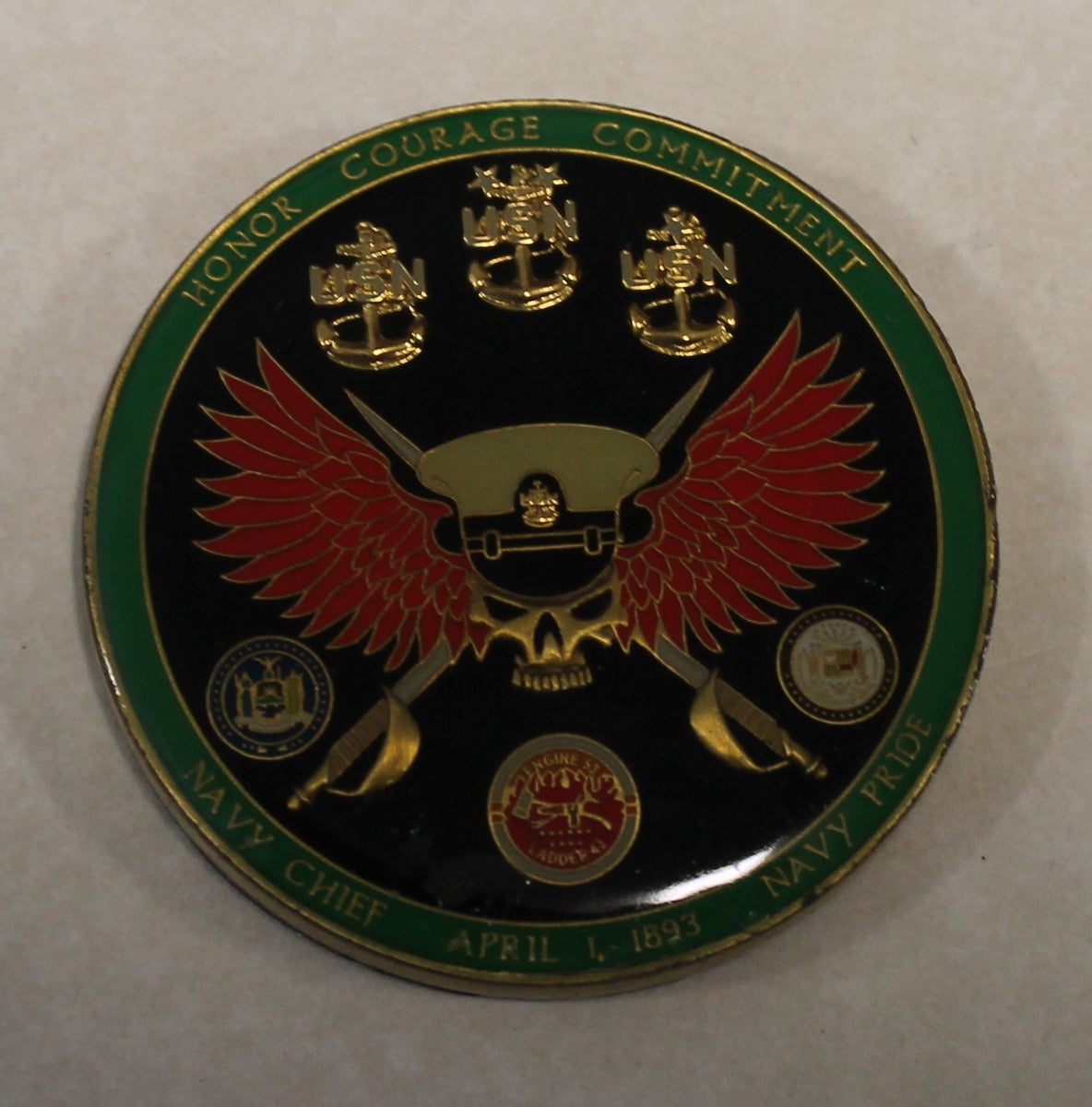 USS Michael Murphy SEAL Delivery Vehicle Team One SDVT-1 CPO Mess Chal ...