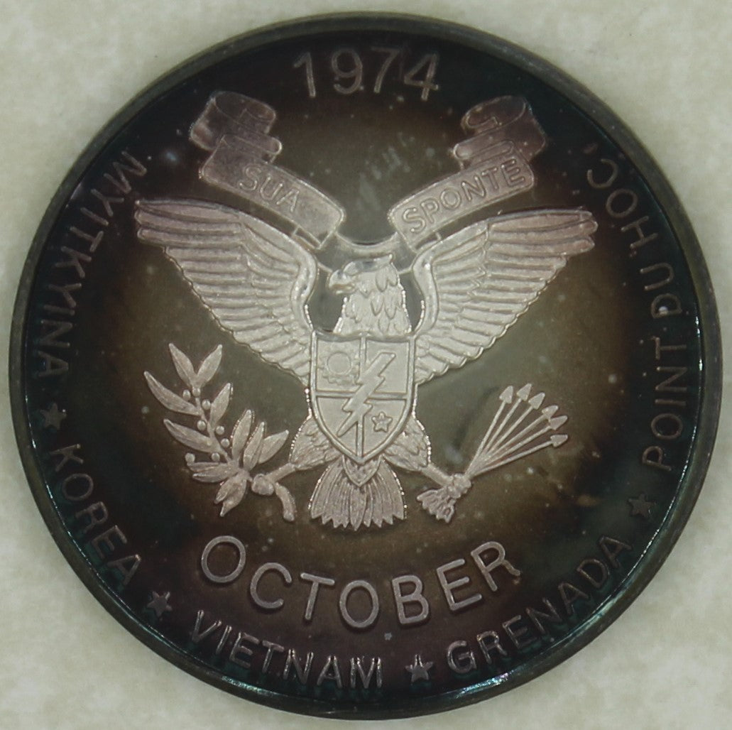 2nd Ranger Battalion serial# 0038 Silver Army Challenge Coin – Rolyat ...