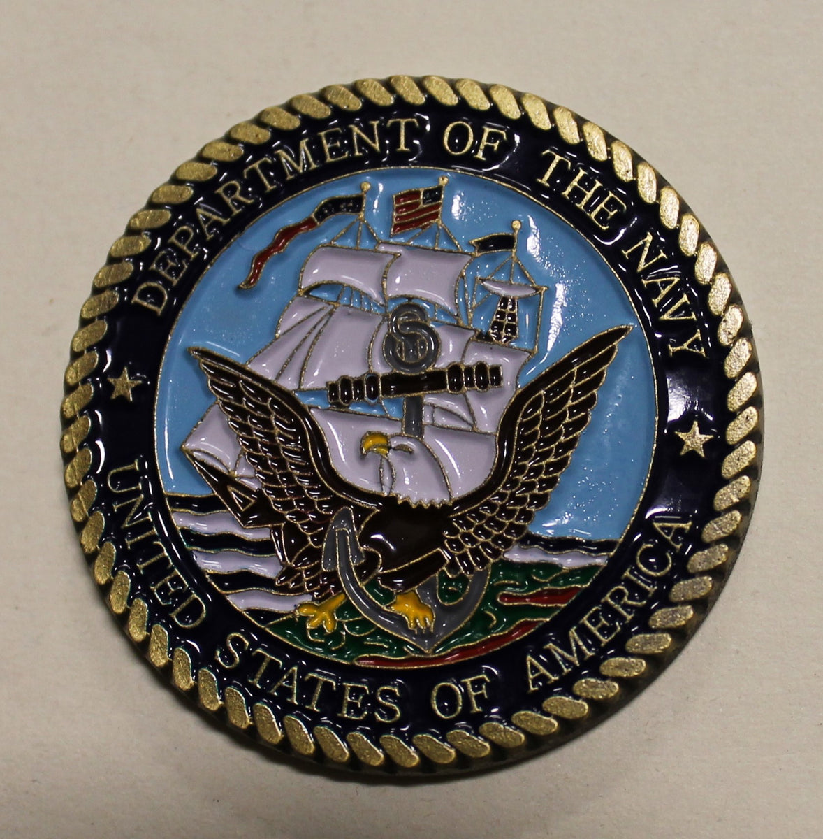 NORFOLK Naval Air Station Virginia Navy Challenge Coin – Rolyat ...