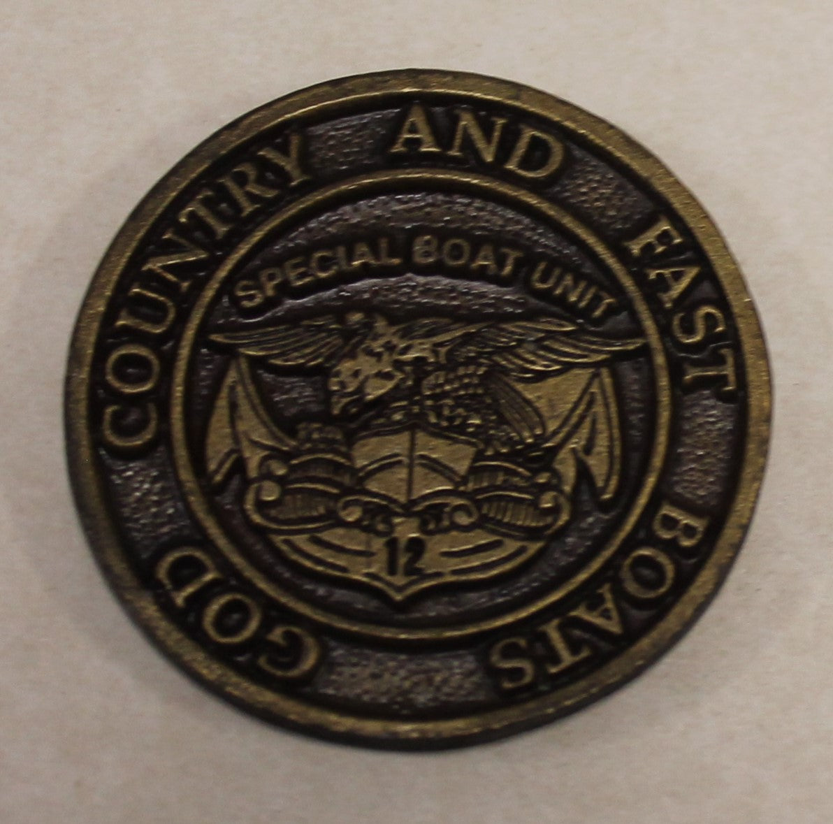 Naval Special Warfare Special Boat Unit SBU-12 Vintage Navy Challenge ...