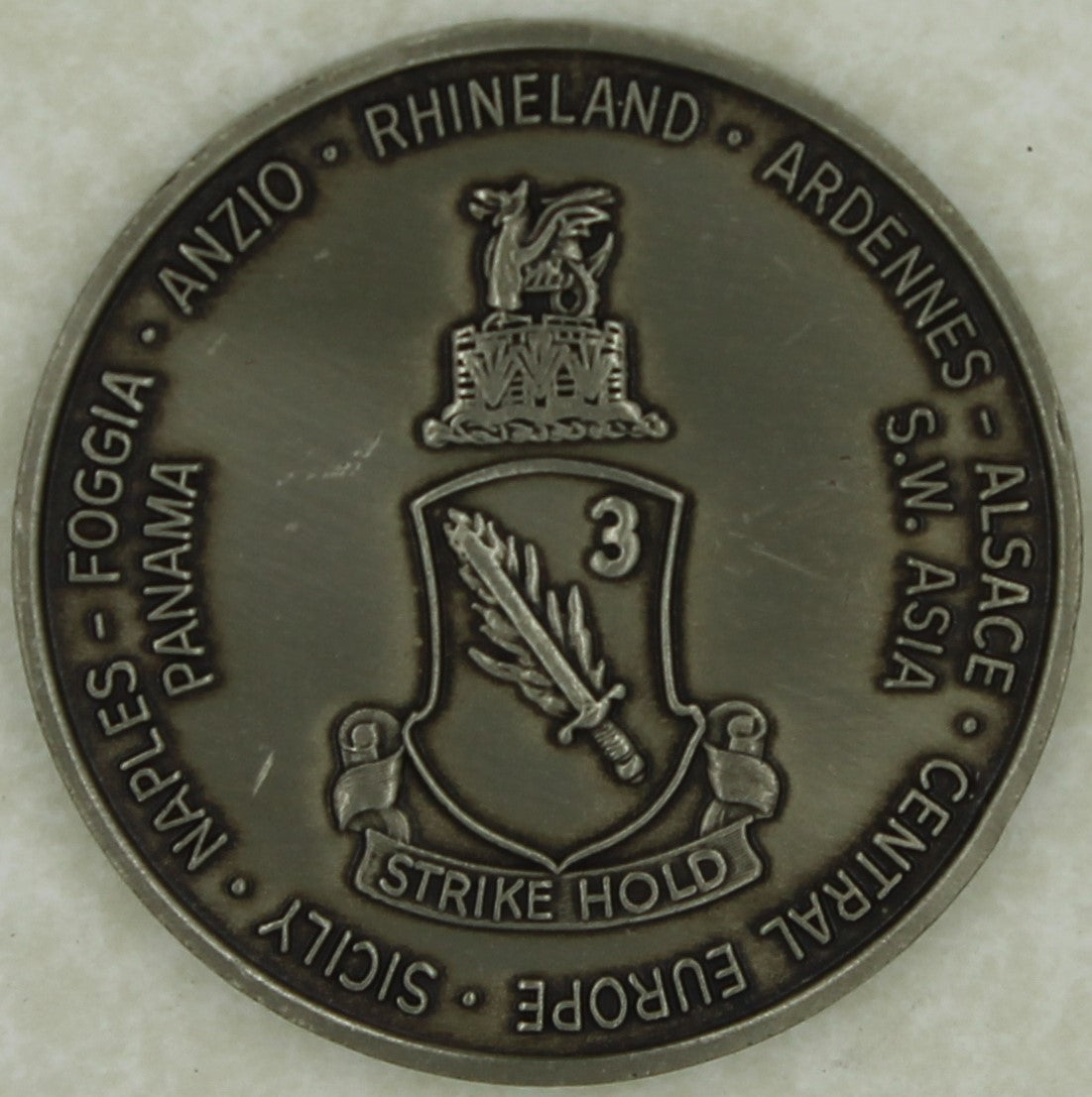 82nd Airborne 504th PIR 3rd BN Black Hearted Devils ser#727 Army Chall ...