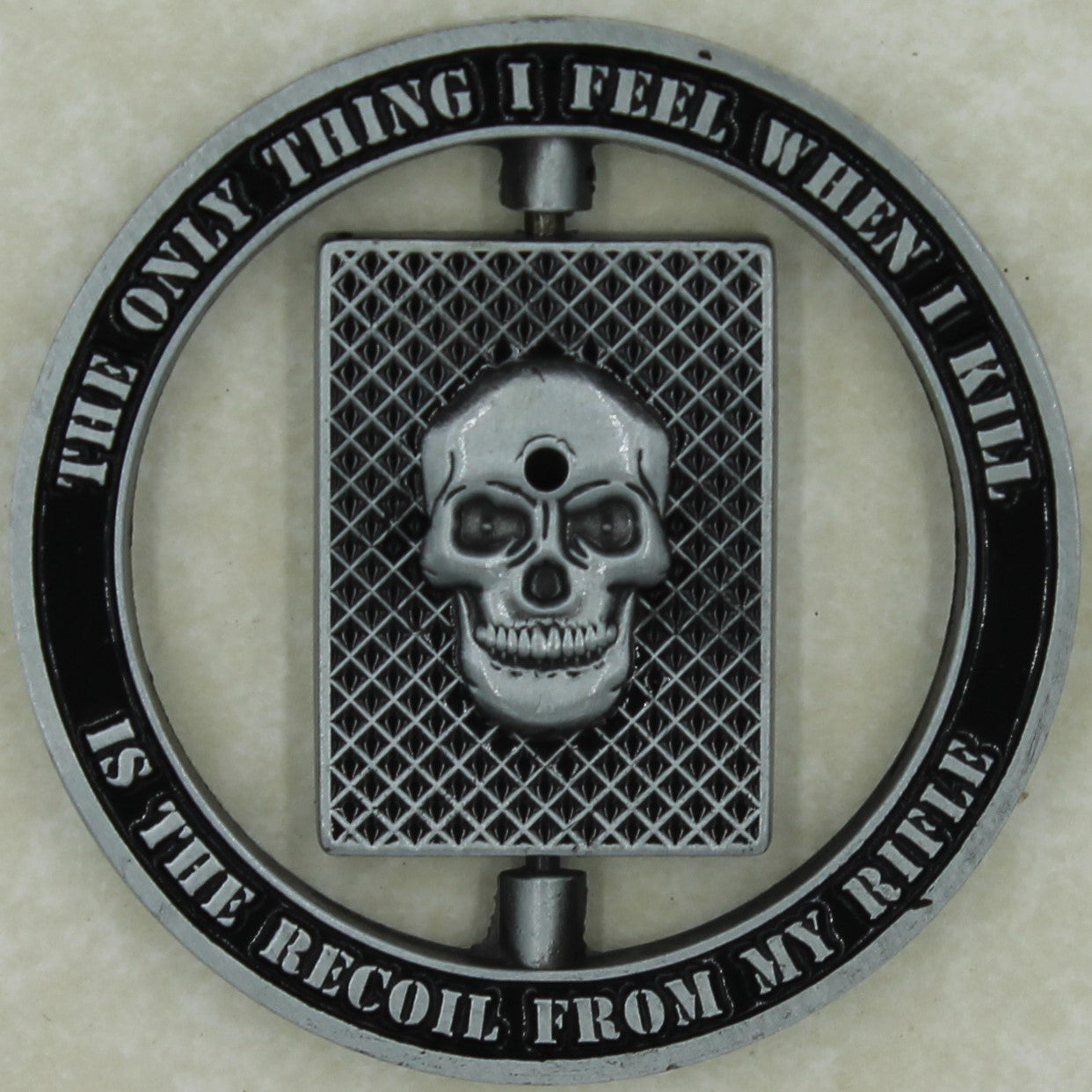 Sniper One Shot One Kill Spinner Military Challenge Coin – Rolyat ...