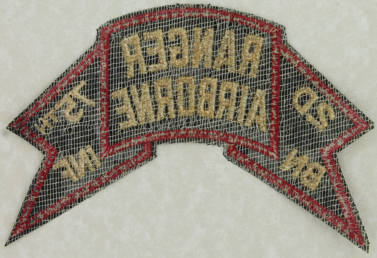 2nd Ranger Battalion 75th Infantry Airborne 1970s Old Scroll Large Pat ...