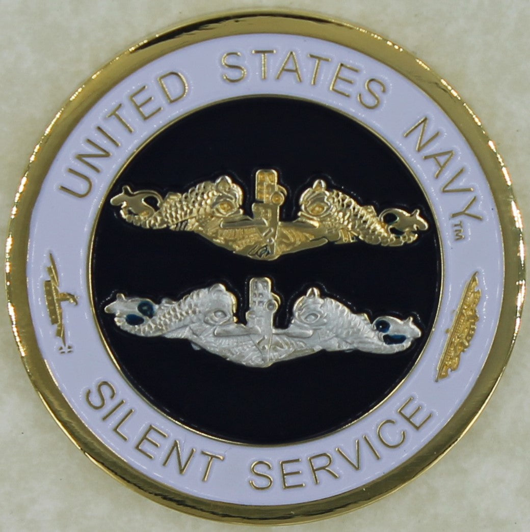Silent Service Submarine/Sub Navy Challenge Coin – Rolyat Military ...