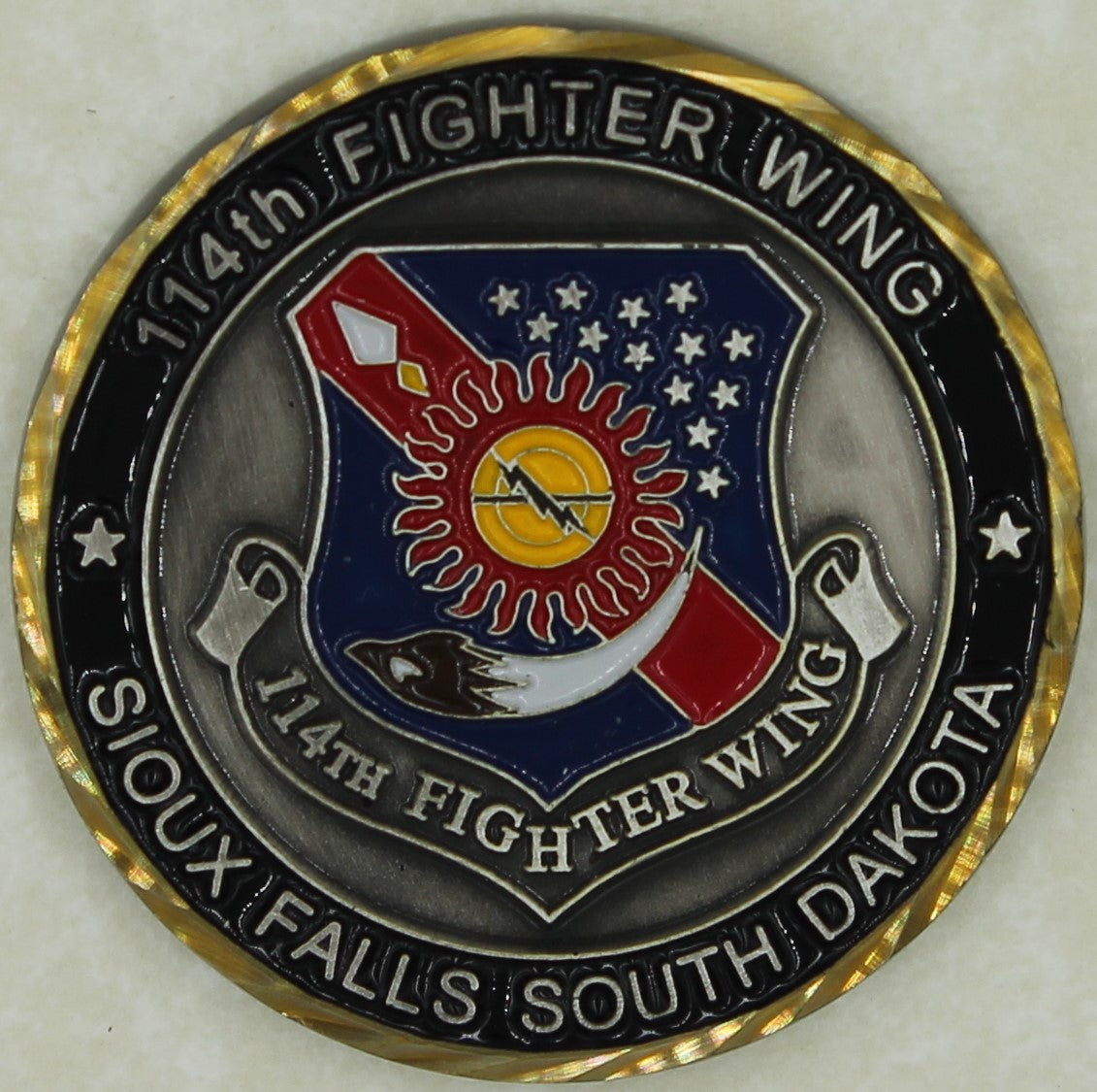 114th Fighter Wing Lobos South Dakota Air National Guard Air Force Cha ...