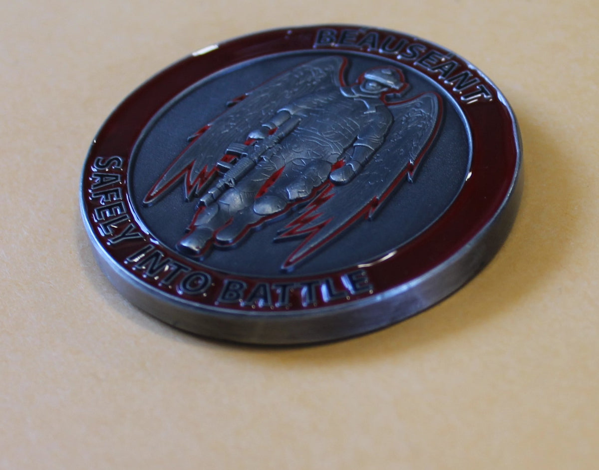 Special Boat Team / Service (Beauseant = Knights Templar Flag) Navy Ch ...