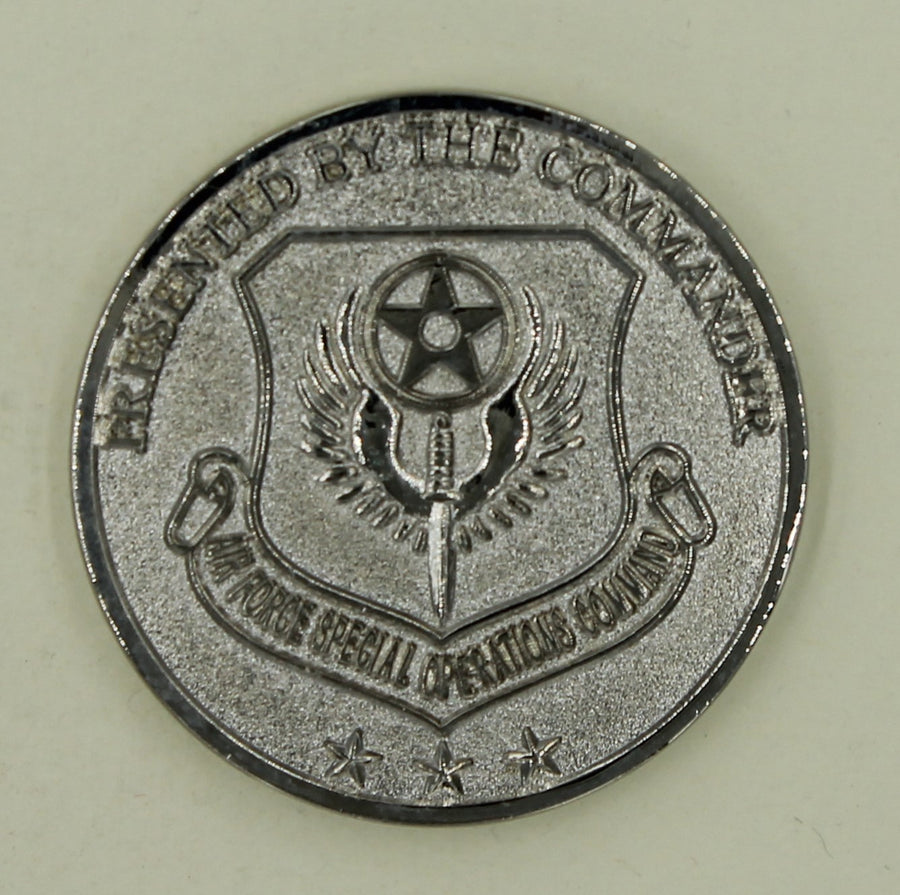 Commander Air Force Special Operations Command AFSOC Challenge Coin ...