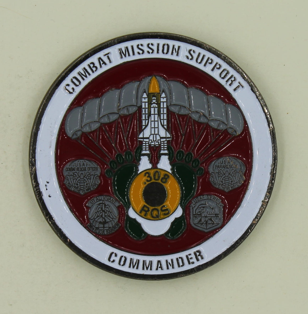 308th Rescue Squadron Commander Combat Mission Support Air Force Chall ...